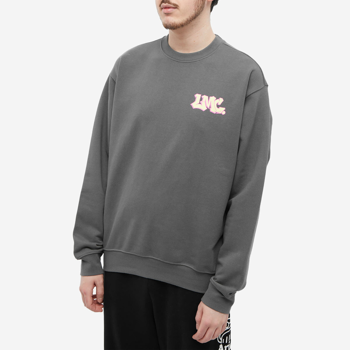 LMC Men's Graffiti Crew Sweat in Black LMC