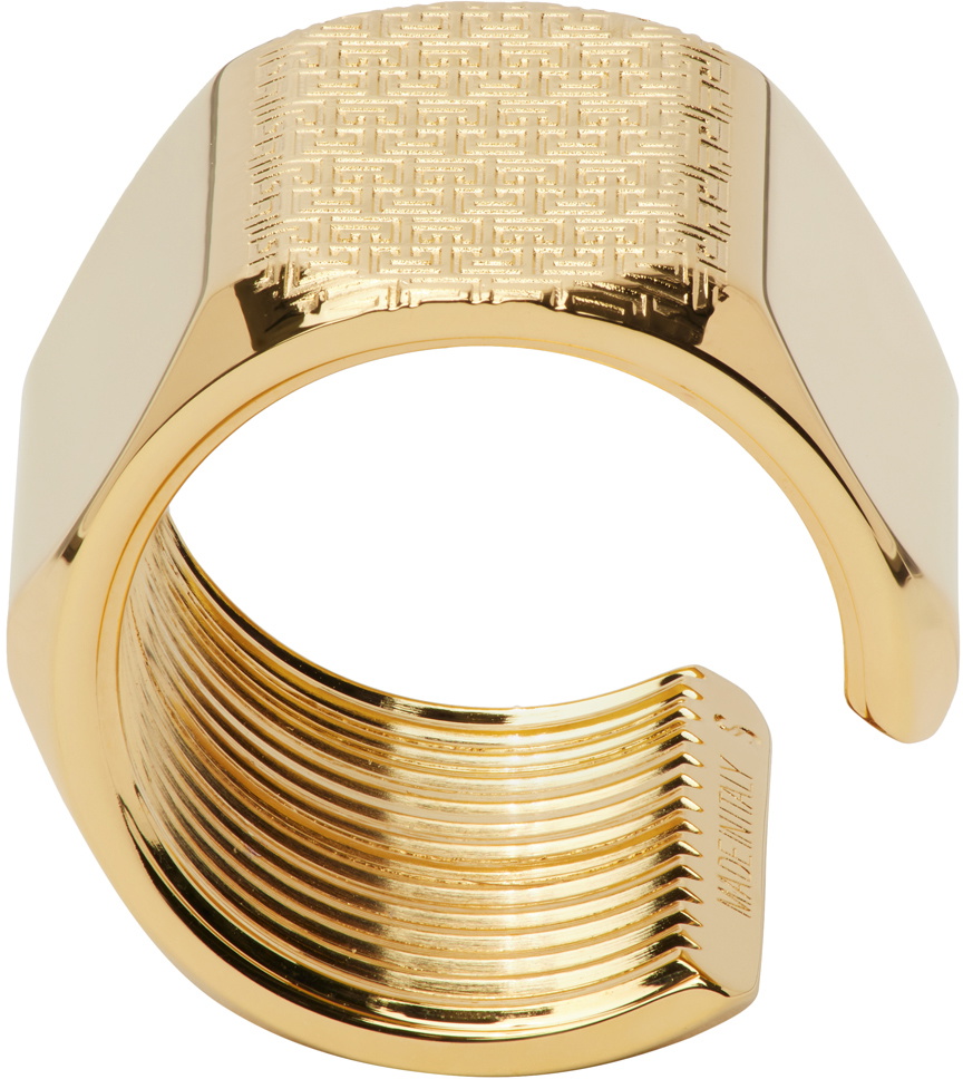 Balmain Gold Screw Ring Balmain