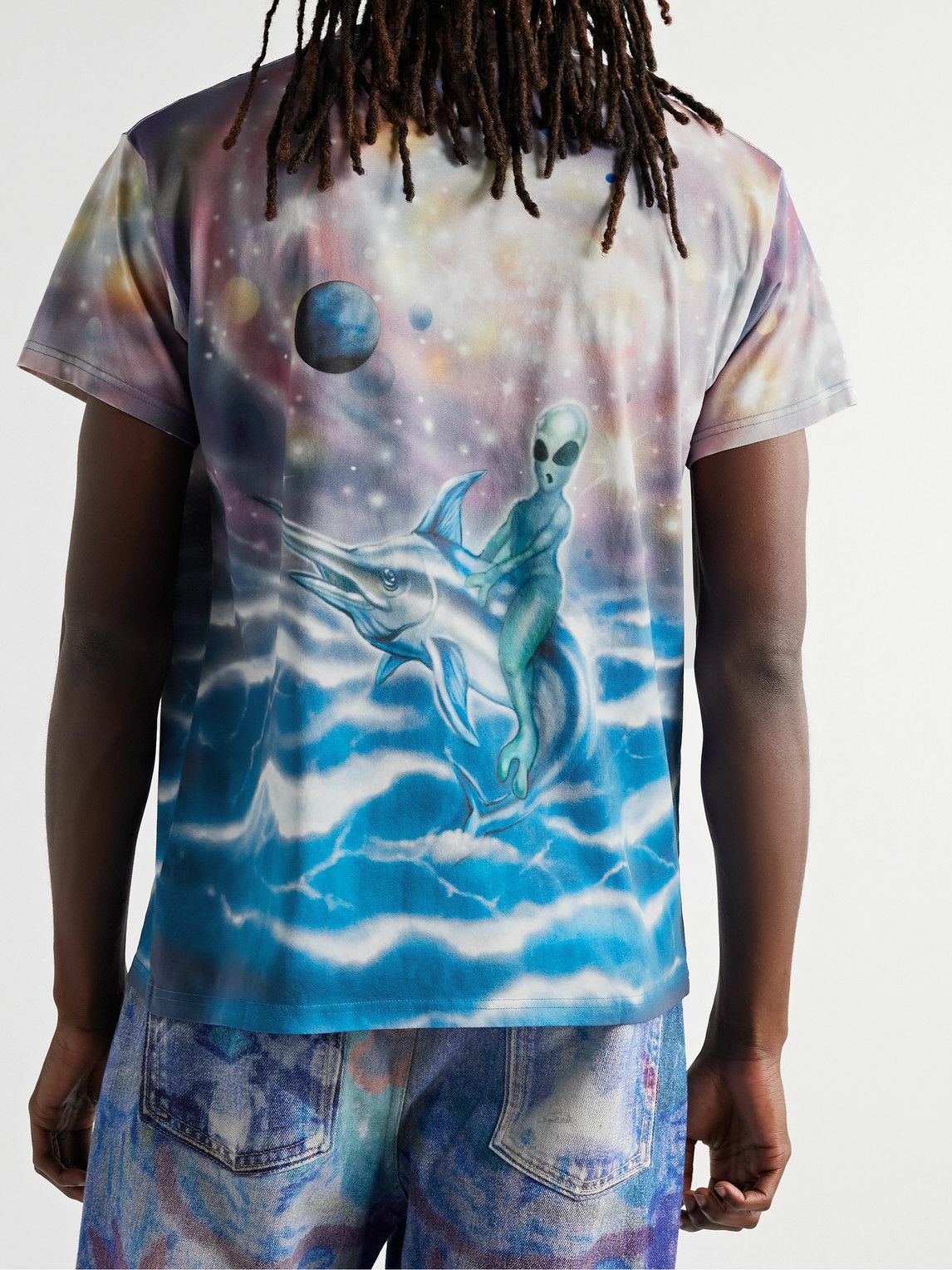 Stockholm Surfboard Club - Alko Airbrush Printed Organic Cotton-Jersey ...