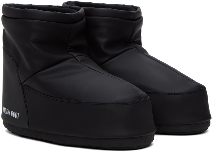 Moon Boot Black No Lace Boots Moon Boot
