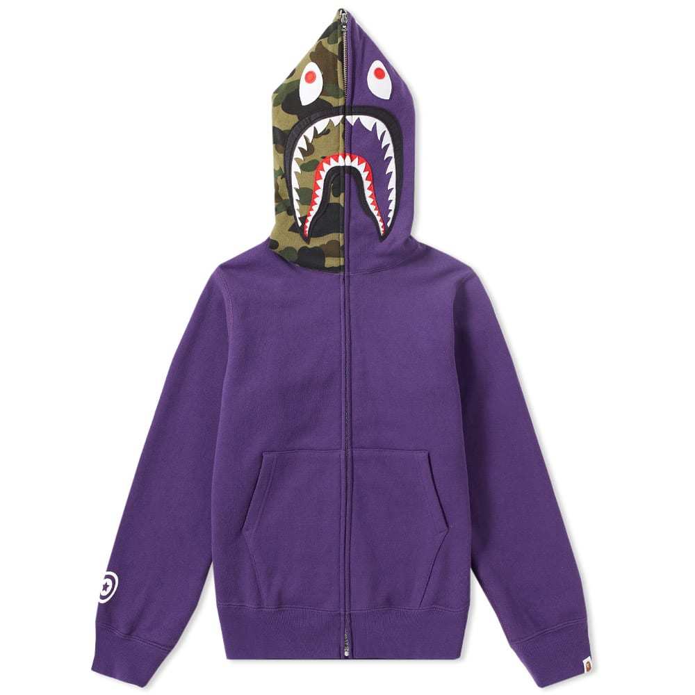 A Bathing Ape Shark Full Zip Hoody A Bathing Ape Kids