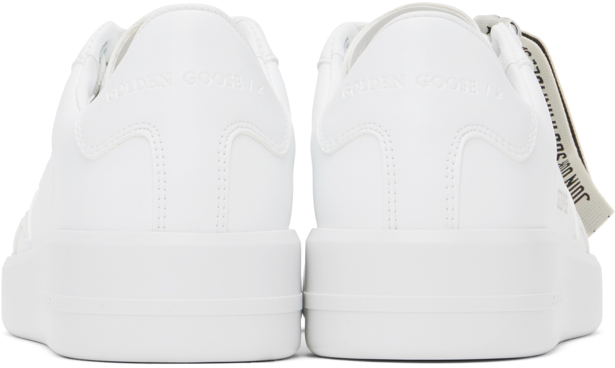 Golden Goose White Purestar Sneakers Golden Goose Deluxe Brand