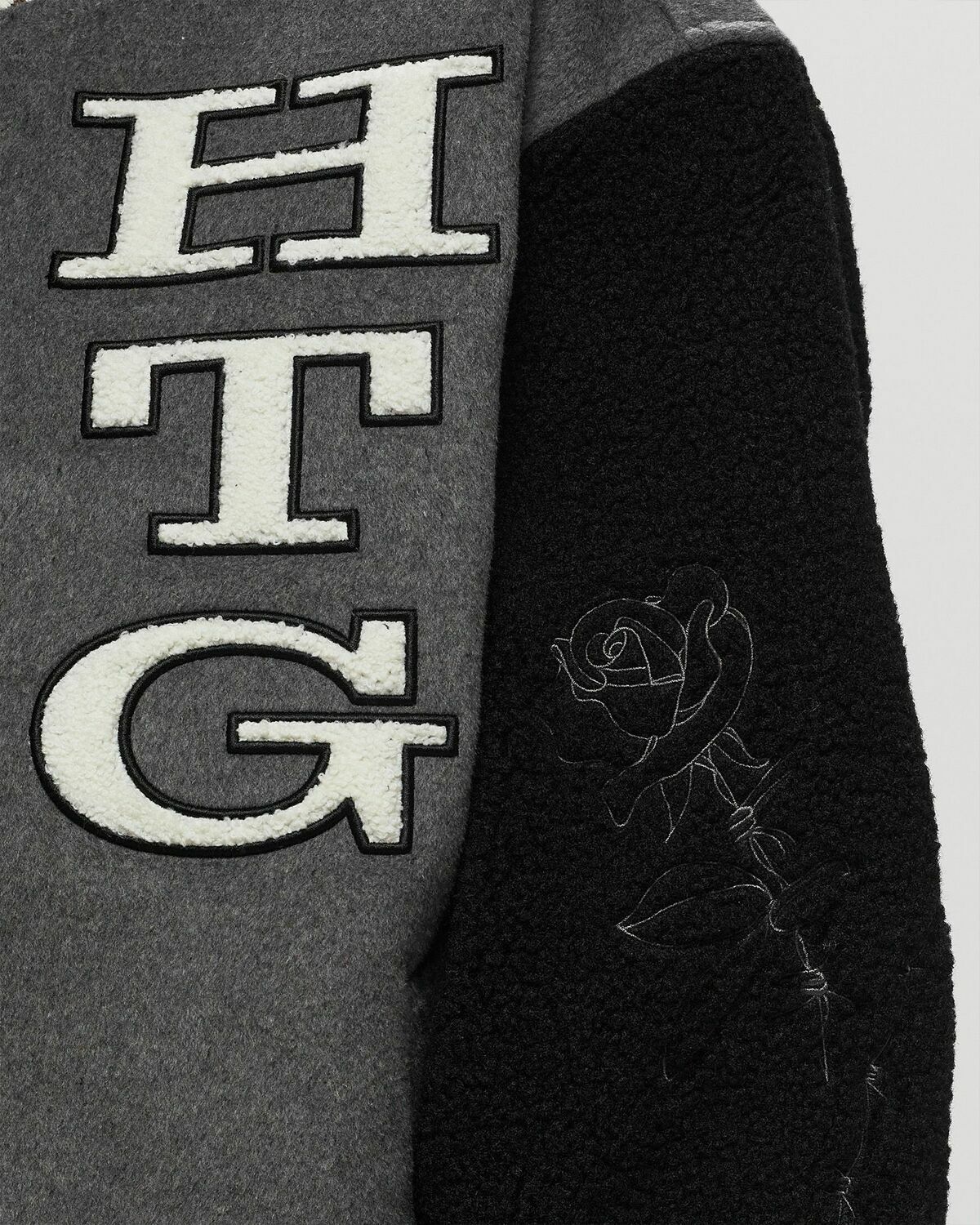 Honor The Gift Htg Letterman Jacket Black/Grey Bomber Jackets/College ...
