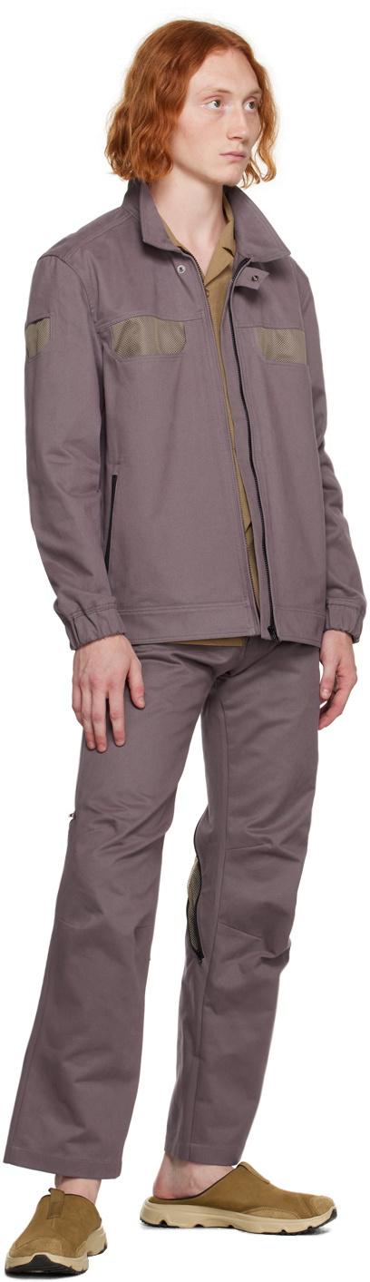 Olly Shinder Purple Window Jacket Olly Shinder