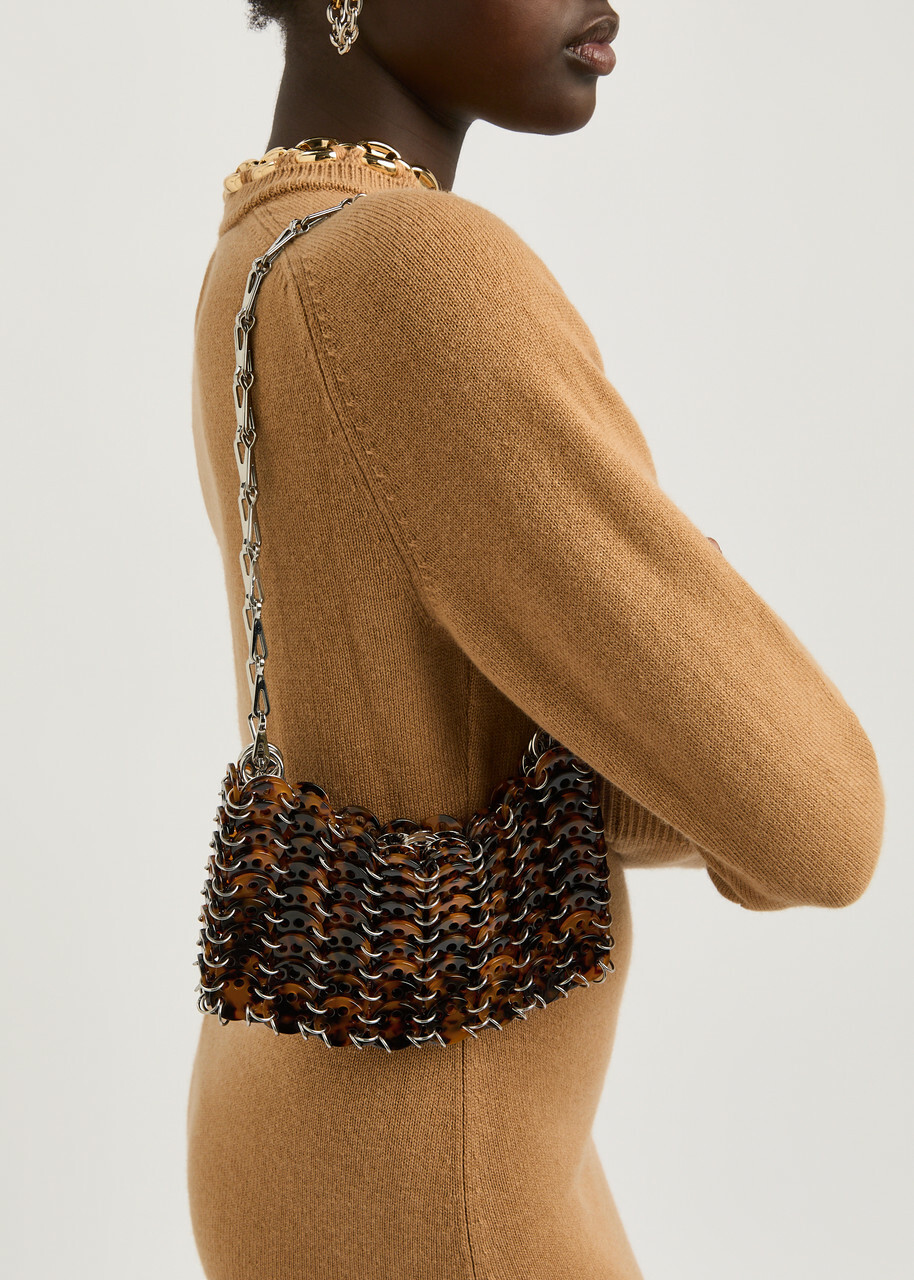 Rabanne 1969 Disc Shoulder bag - Brown - One Size Paco Rabanne