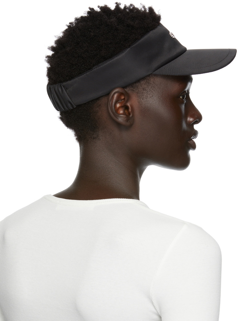 Off-White Black Nylon Logo Visor Off-White