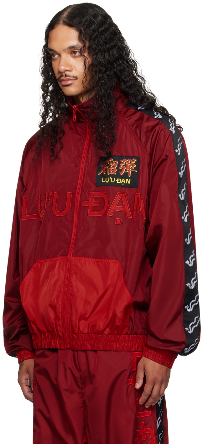 LU'U DAN Red L-D Windbreaker Jacket LU'U DAN