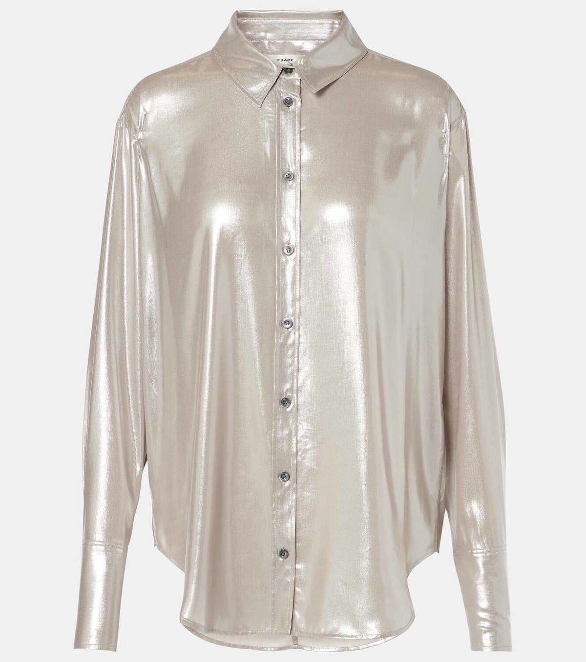 Frame The Standard lamé shirt Frame Denim