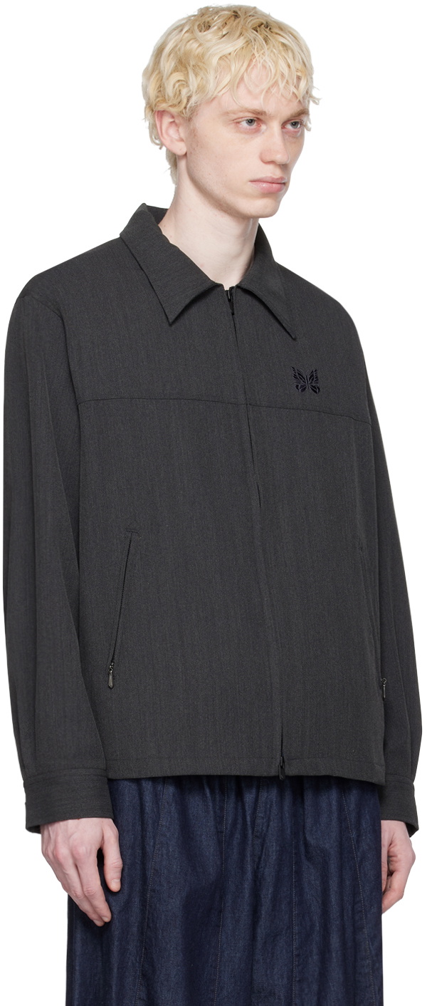 NEEDLES Gray Embroidered Jacket Needles