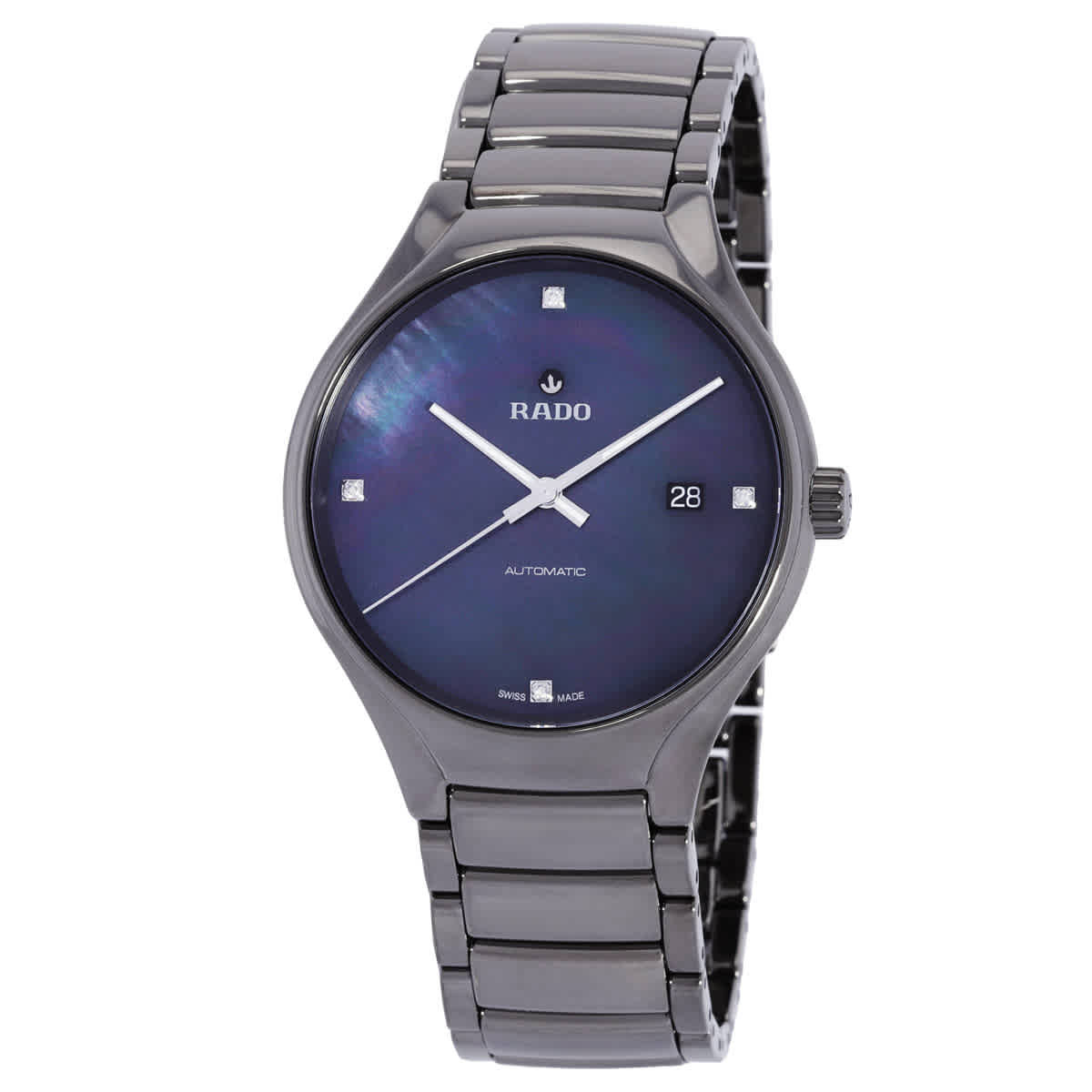 Rado True Round Automatic Diamond Unisex Watch R27110872 Rado