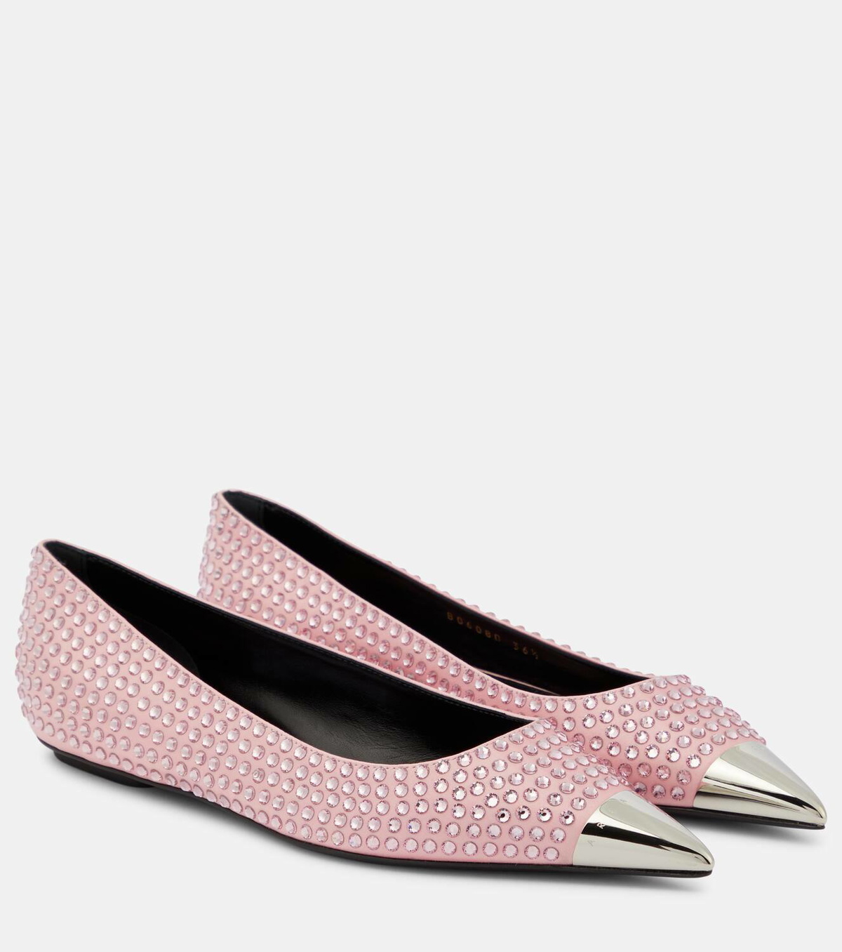 Area Rhinestone-embellished ballet flats AREA