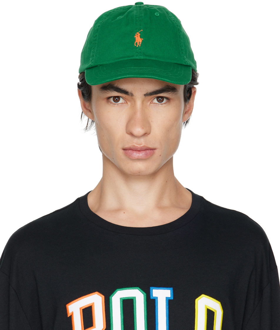 Polo Ralph Lauren Green Embroidered Cap Polo Ralph Lauren