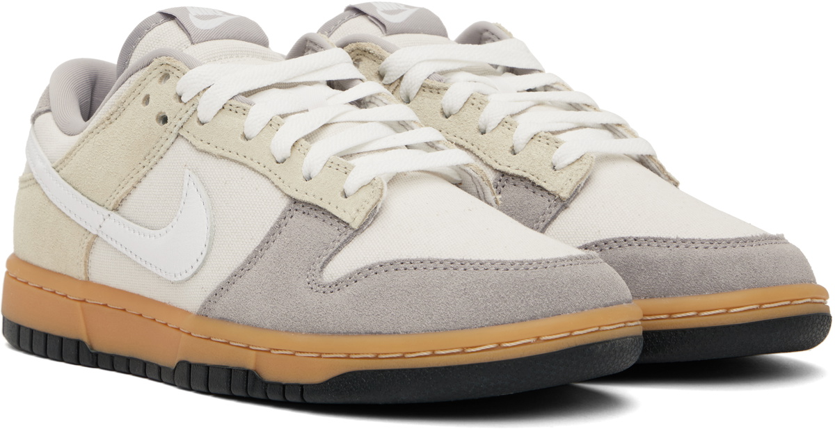 Nike Gray & Off-White Dunk Low Sneakers Nike