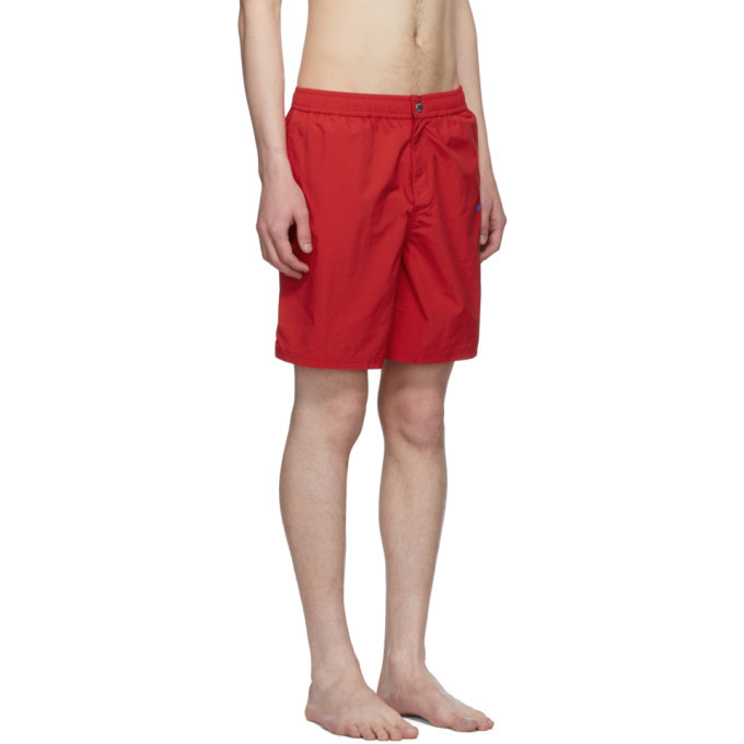 Kenzo Red Logo Swim Shorts Kenzo