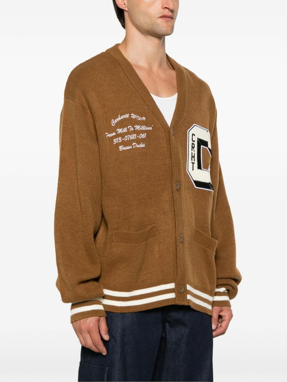 CARHARTT WIP - Brown Ducks Cardigan Carhartt WIP