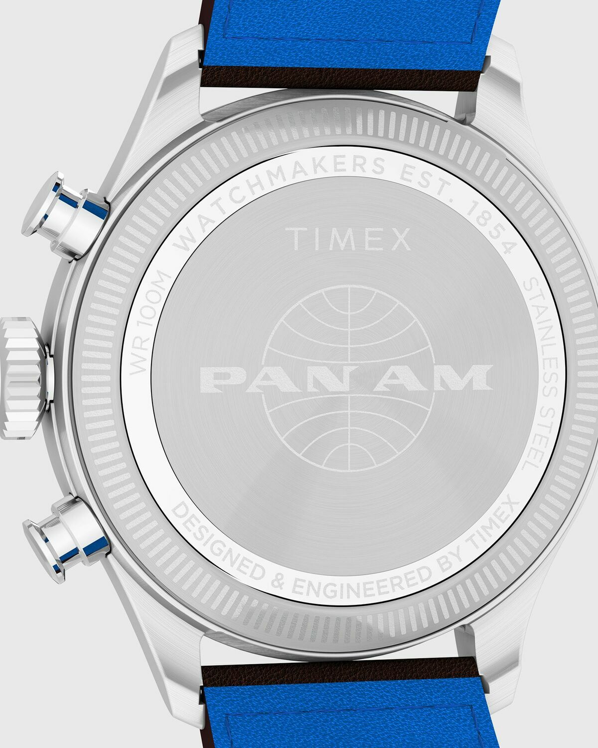 Timex Waterbuy Ace Pan Am Edition Chrono silver Mens Watch Timex