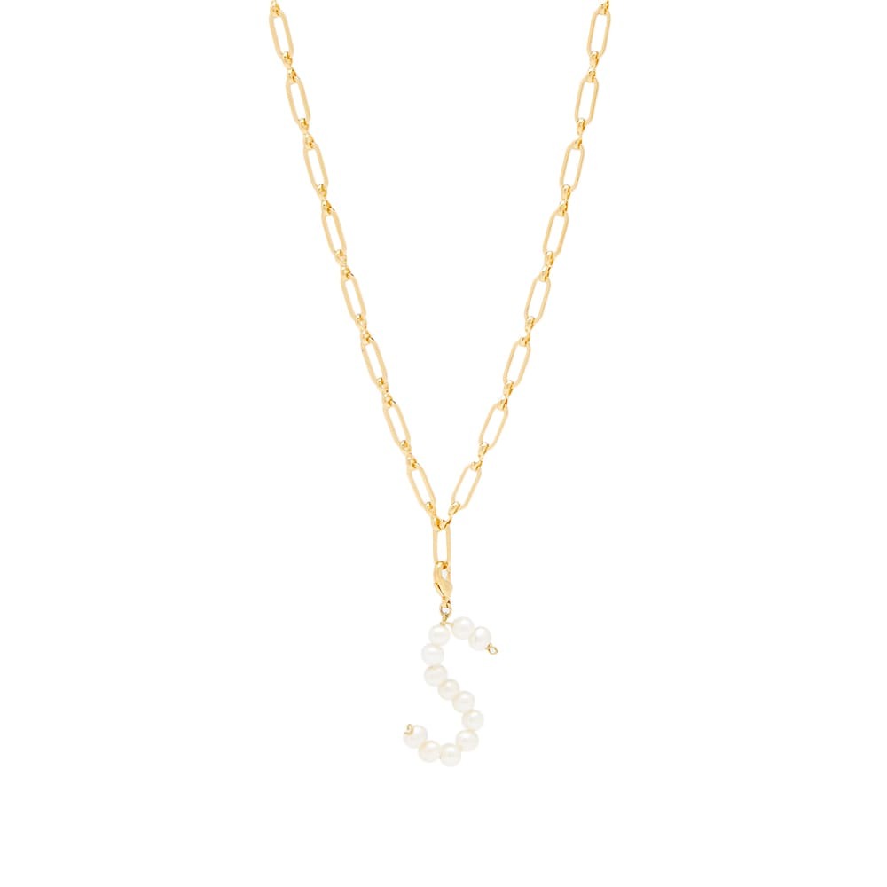 Timeless Pearly Women's Initial Pearl Necklace in S Timeless Pearly