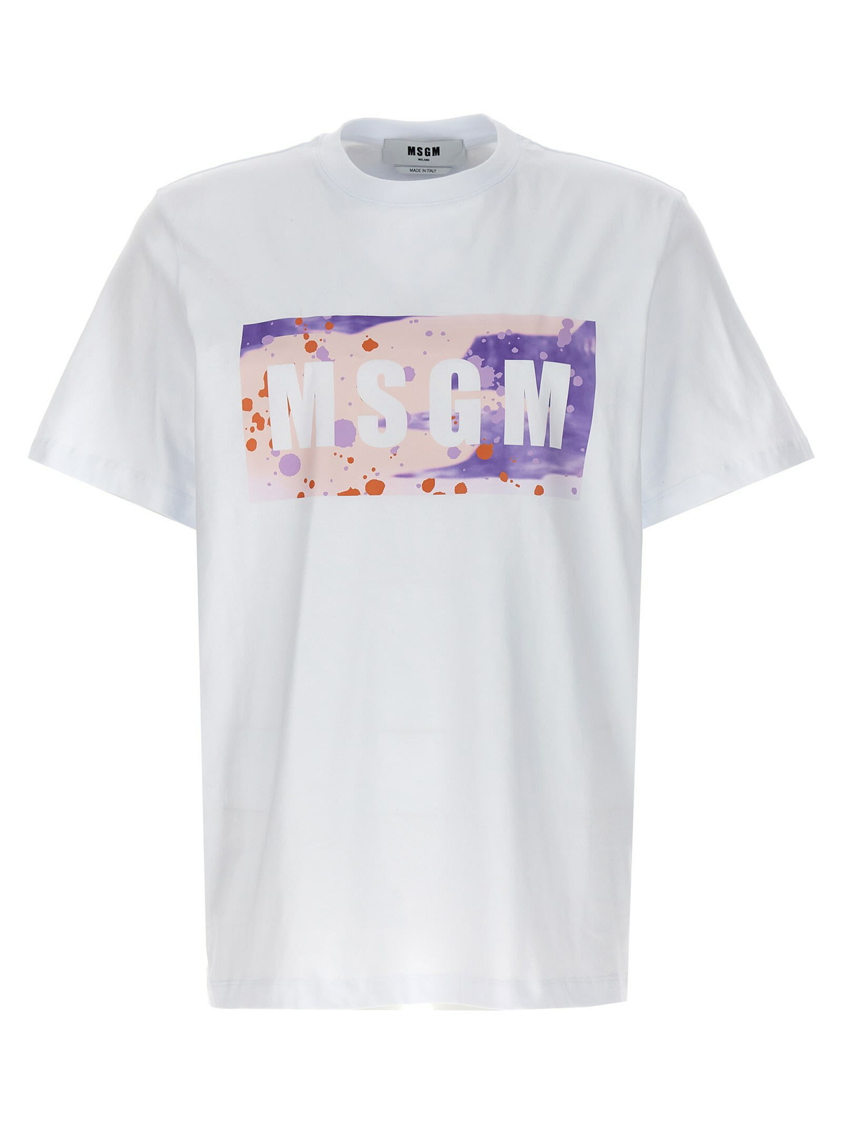 MSGM camo Season Box Logo T-shirt MSGM