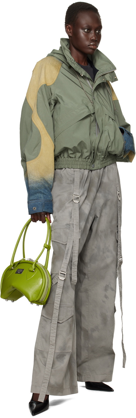 Acne Studios SSENSE Exclusive Green Bowlina Small Bag Acne Studios