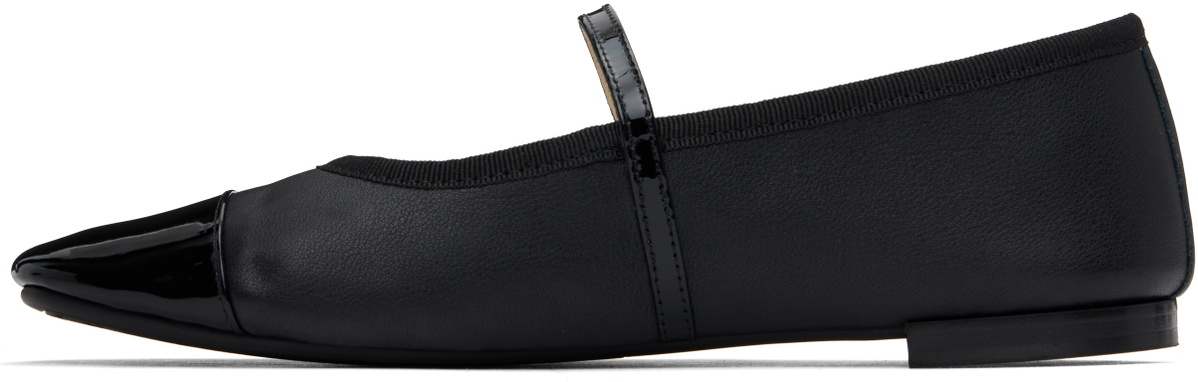 Repetto Black Georgiana Mary-Jane Ballerina Flats Repetto