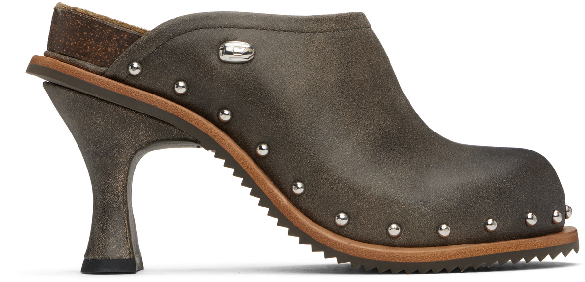 Diesel Brown D-Woodstock MI Clog Mules Diesel