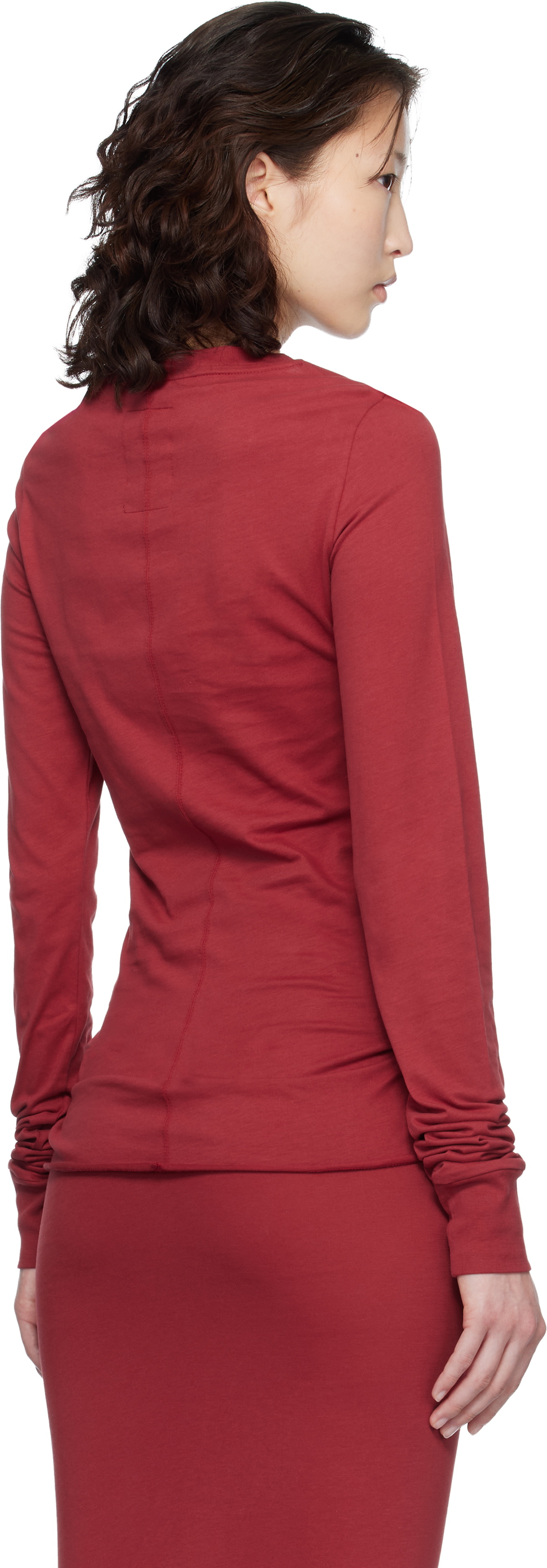 Rick Owens Moncler + Rick Owens Red Girder LS T-shirt Rick Owens