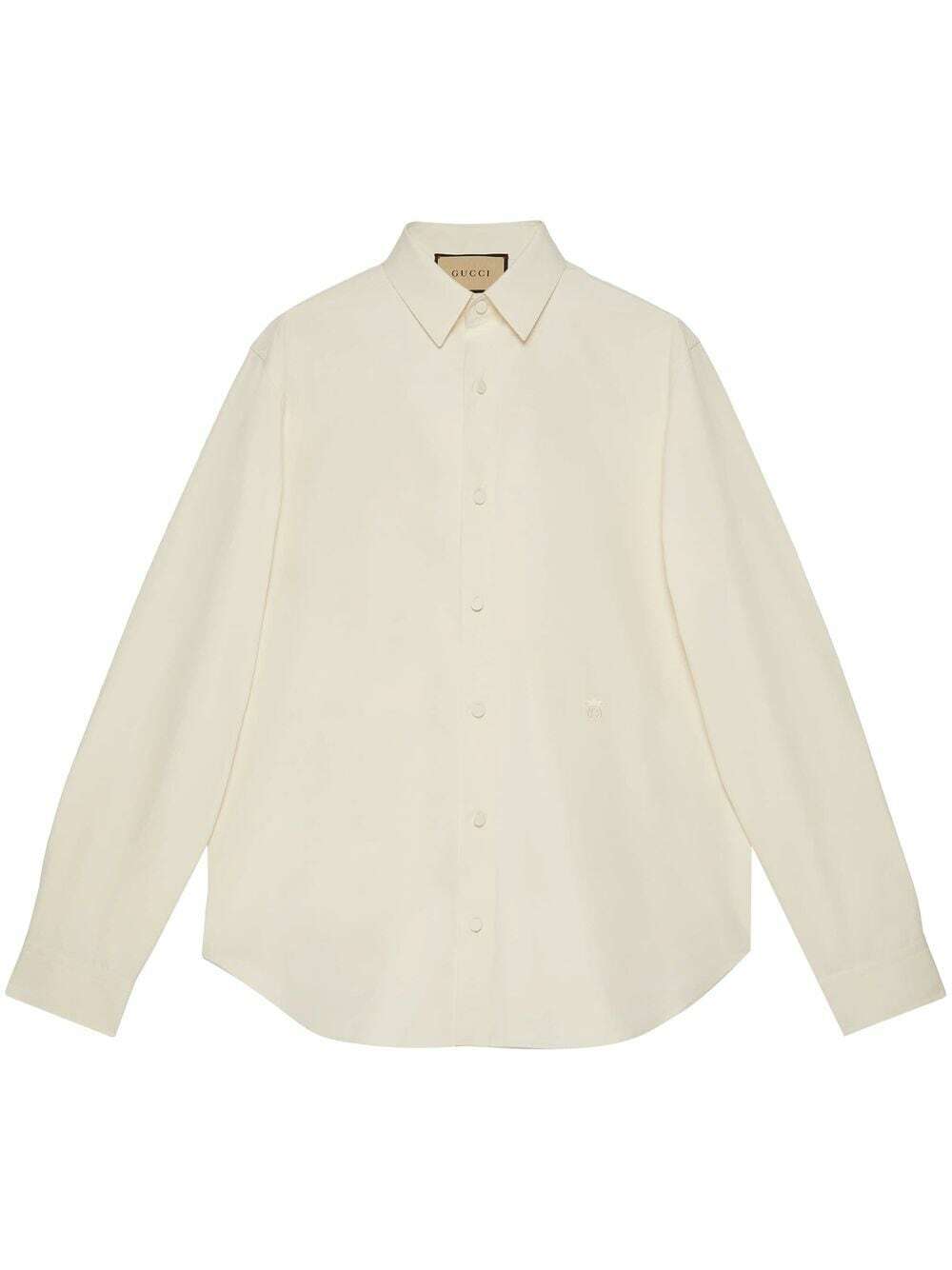 GUCCI - Embroidered Cotton Shirt Gucci