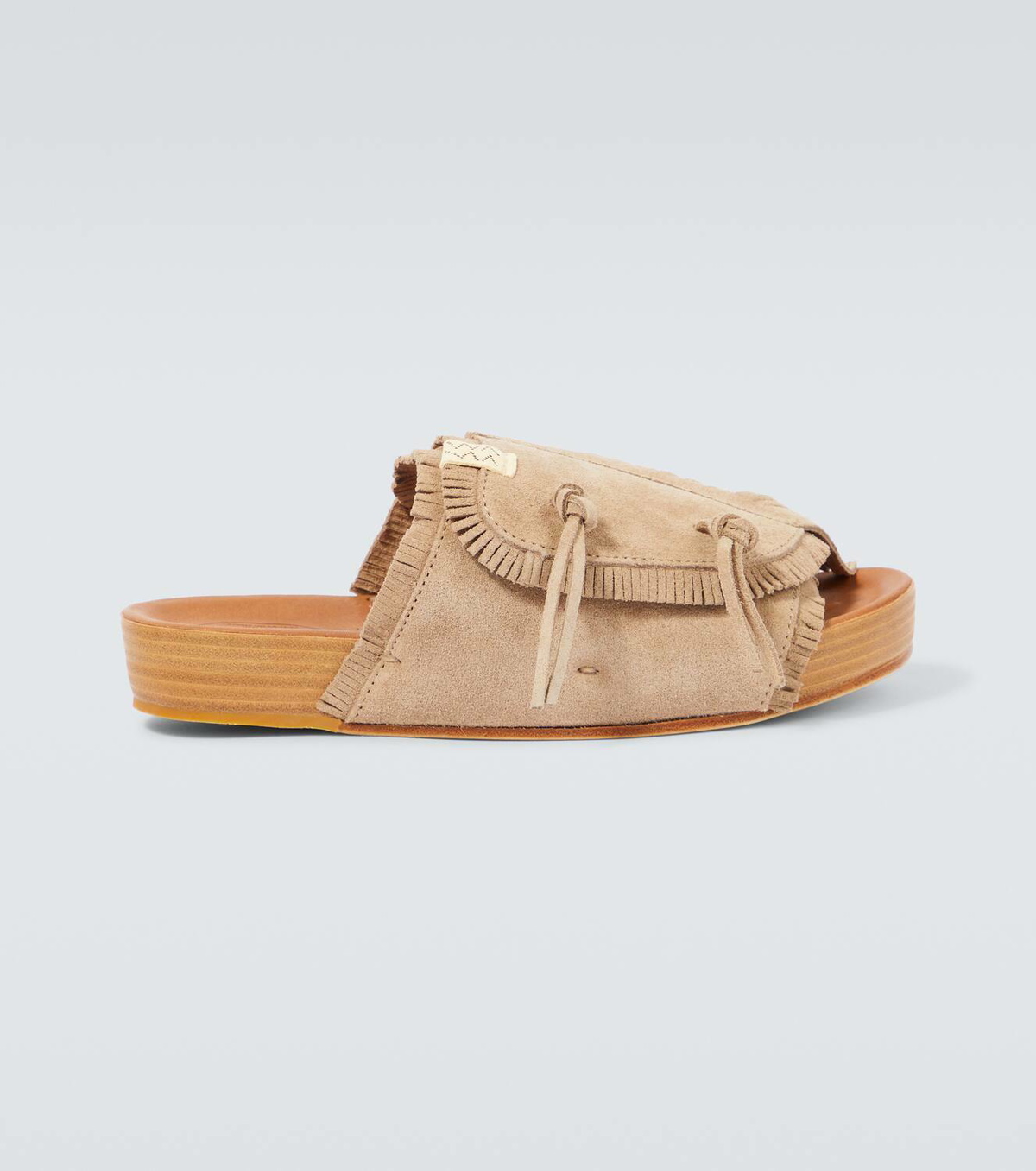 Visvim Christo fringed suede mules Visvim