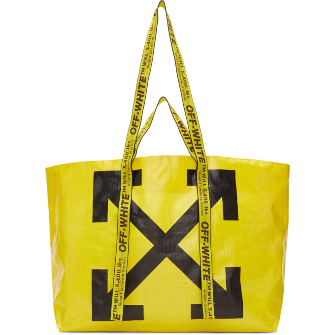 Off-White Yellow Arrows Tote Off-White