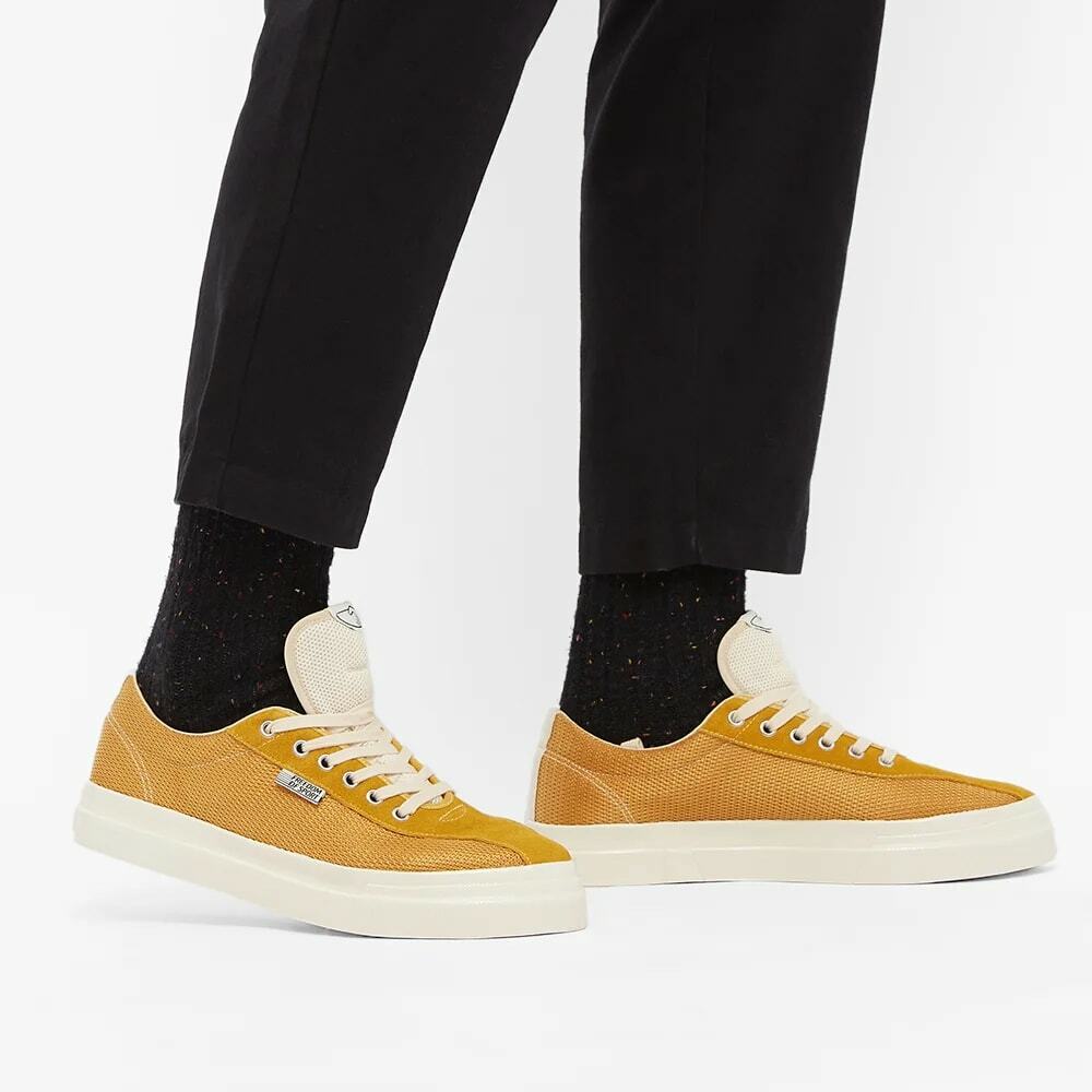 Stepney Workers Club Dellow Track Mesh Sneakers in Yellow Stepney ...