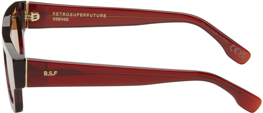 RETROSUPERFUTURE SSENSE Exclusive Red Colpo Sunglasses RETROSUPERFUTURE