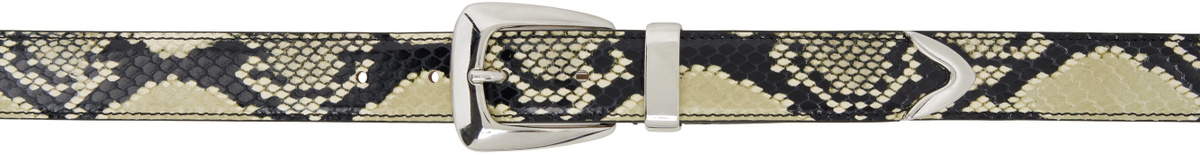 KHAITE Beige & Black Benny Belt Khaite