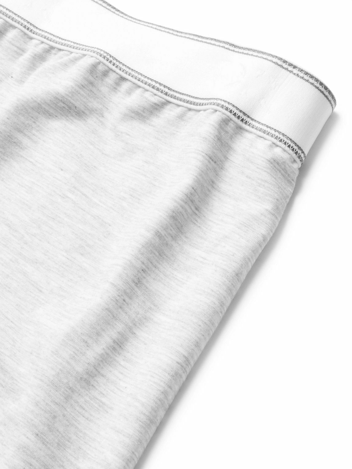 Derek Rose - Ethan Mélange Stretch-Micro Modal Boxer Briefs - Gray ...