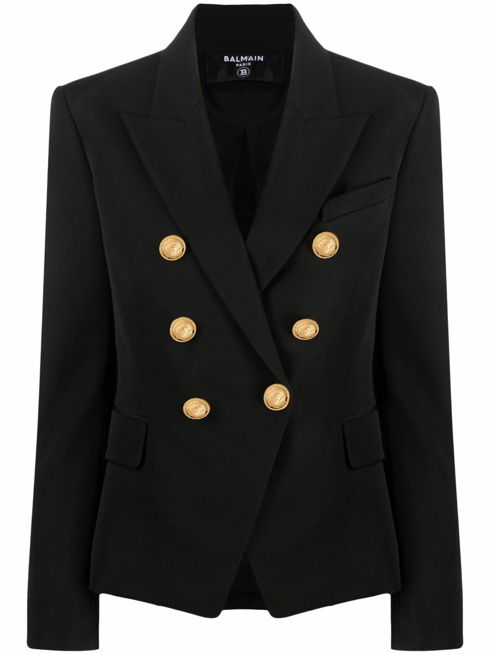 BALMAIN - Wool Double-breasted Jacket Balmain