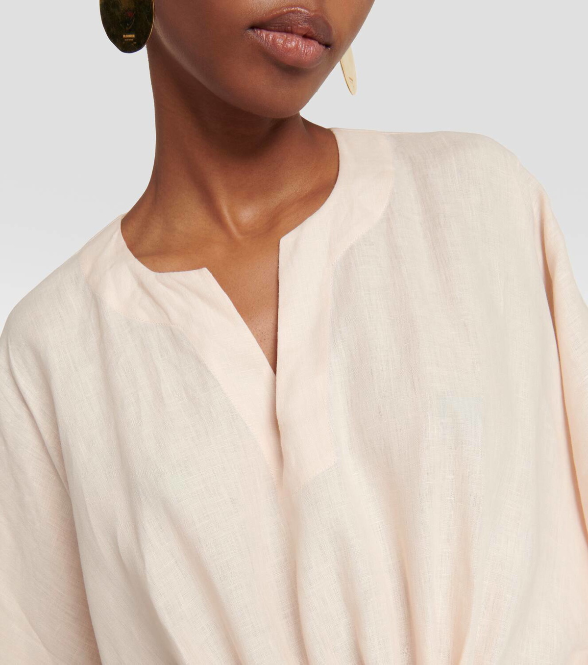 Loro Piana Linen kaftan Loro Piana