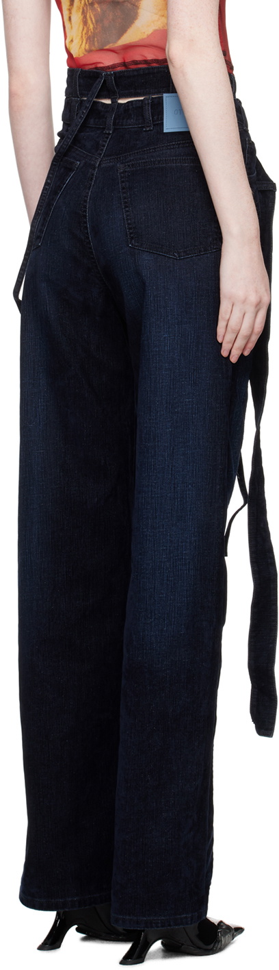 Ottolinger Navy Wrap Jeans Ottolinger