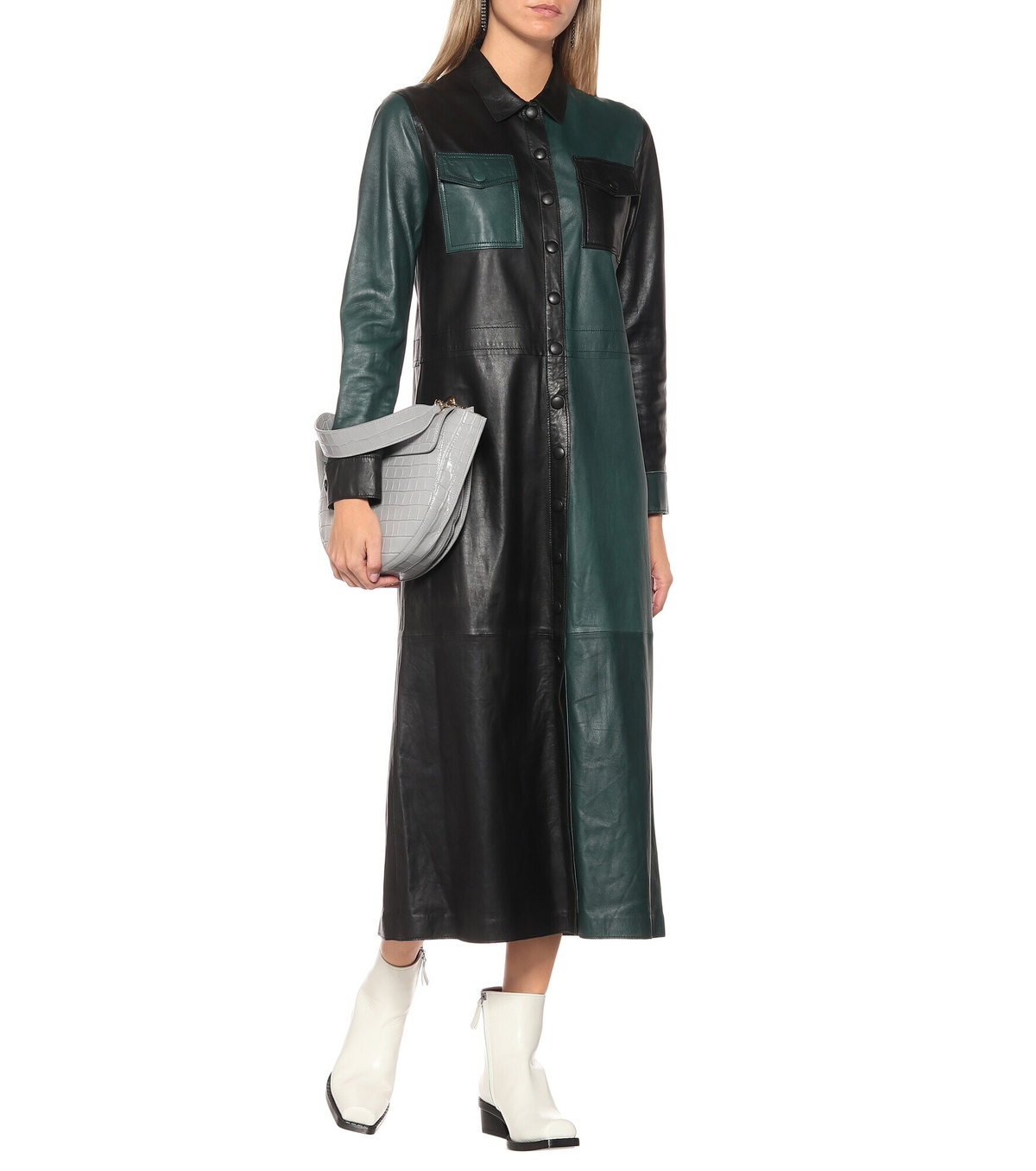 Stand Studio - Alte leather midi dress Stand Studio