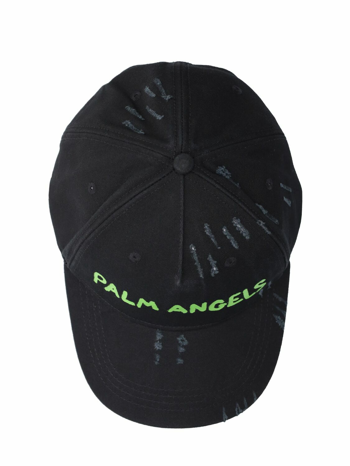 PALM ANGELS - Seasonal Logo Cotton Baseball Cap Palm Angels
