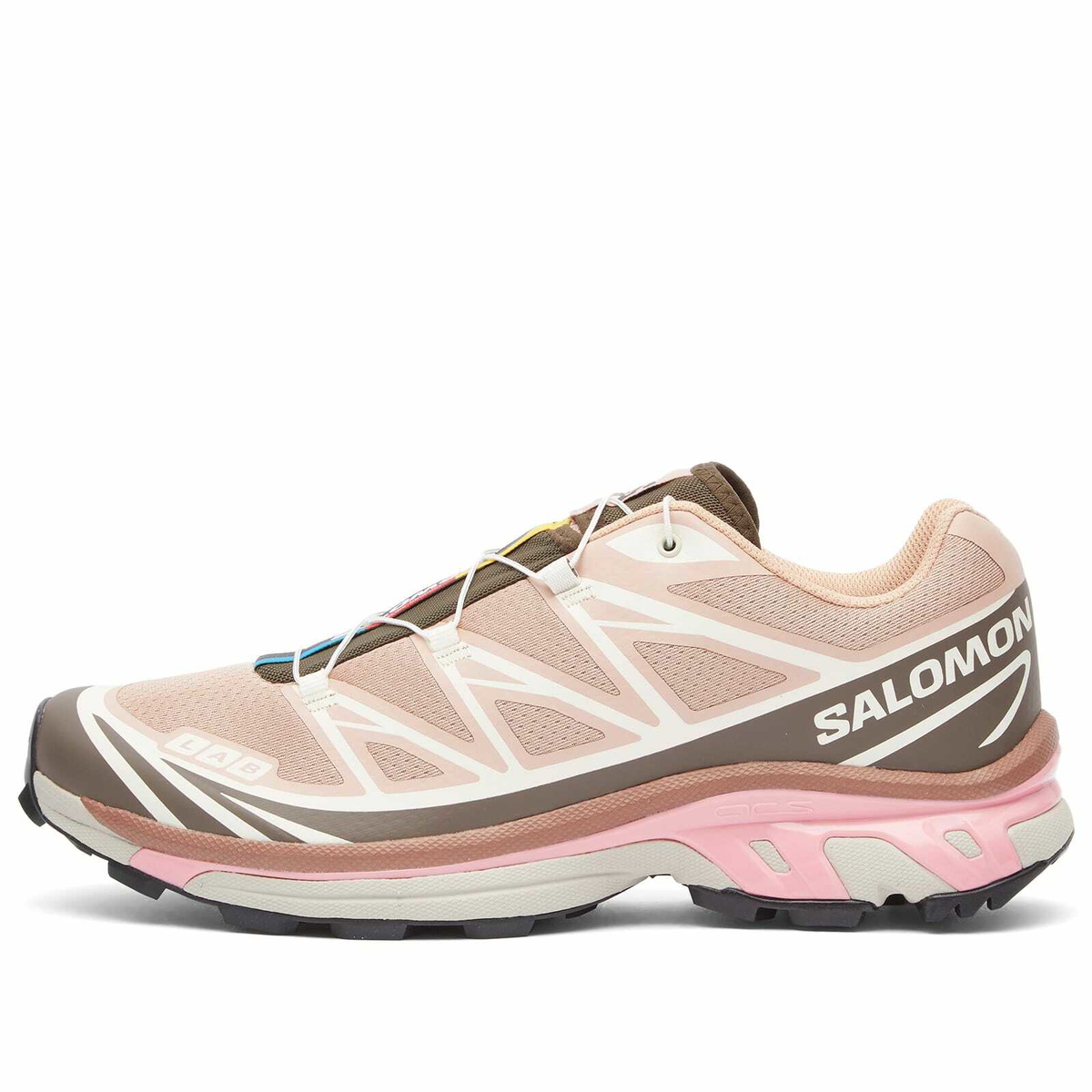 Salomon Xt-6 Sneaker in Mahogany Rose/Earth Brown/Flamingo Pink Salomon