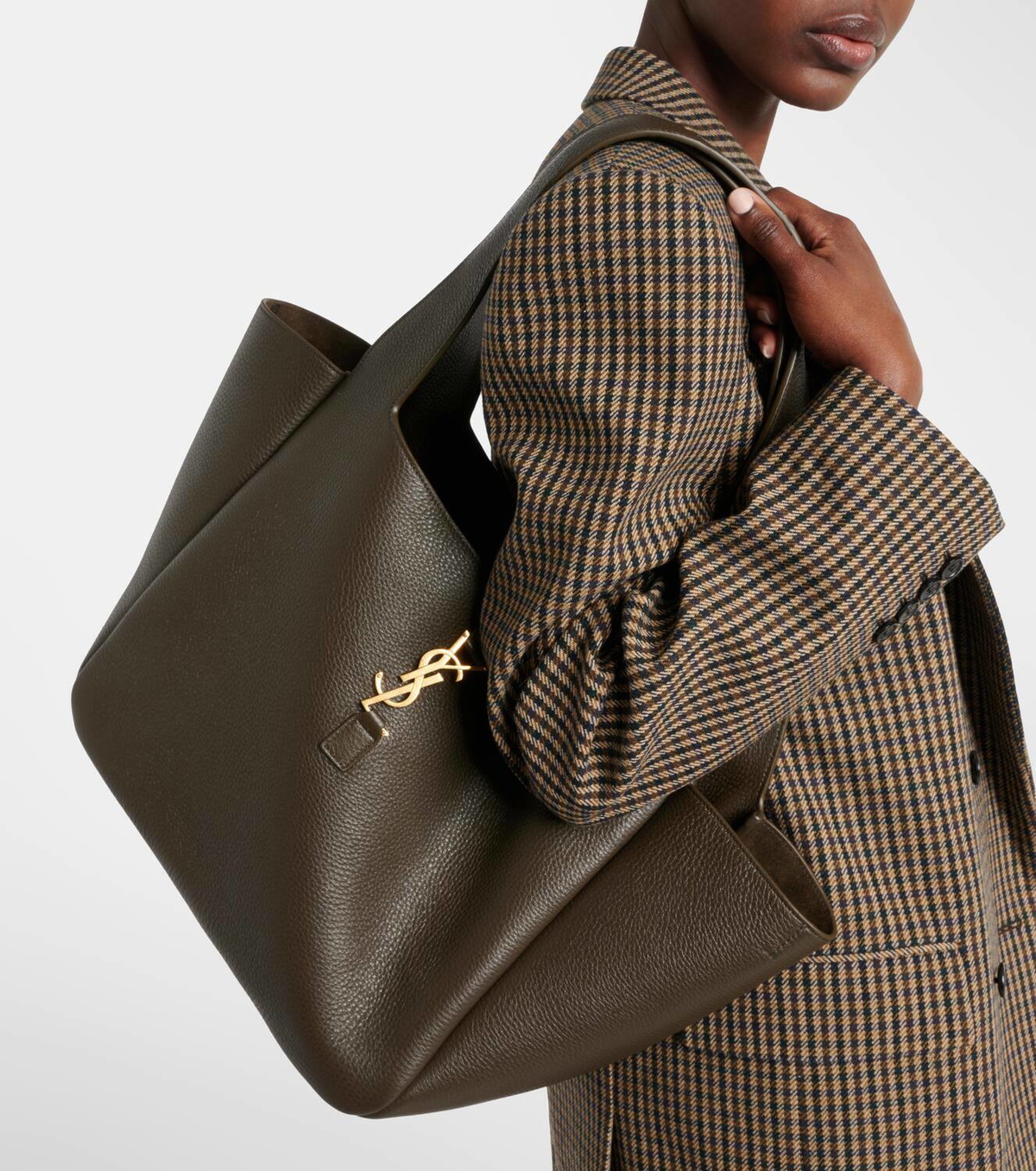 Saint Laurent Bea leather tote bag Saint Laurent