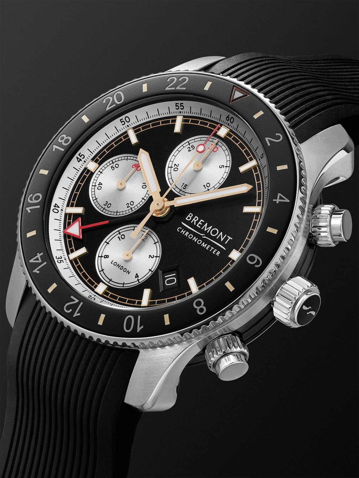 Bremont - Supermarine Sport Automatic Chronograph 43mm Stainless Steel ...
