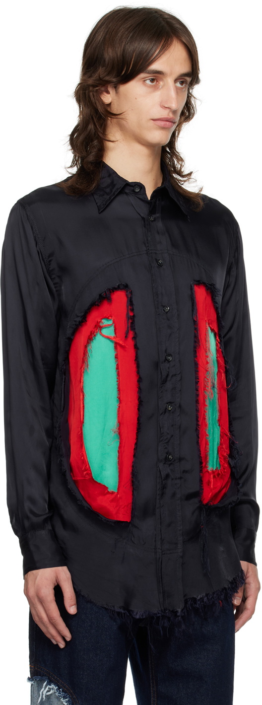 Edward Cuming Navy Lung Window Shirt Edward Cuming