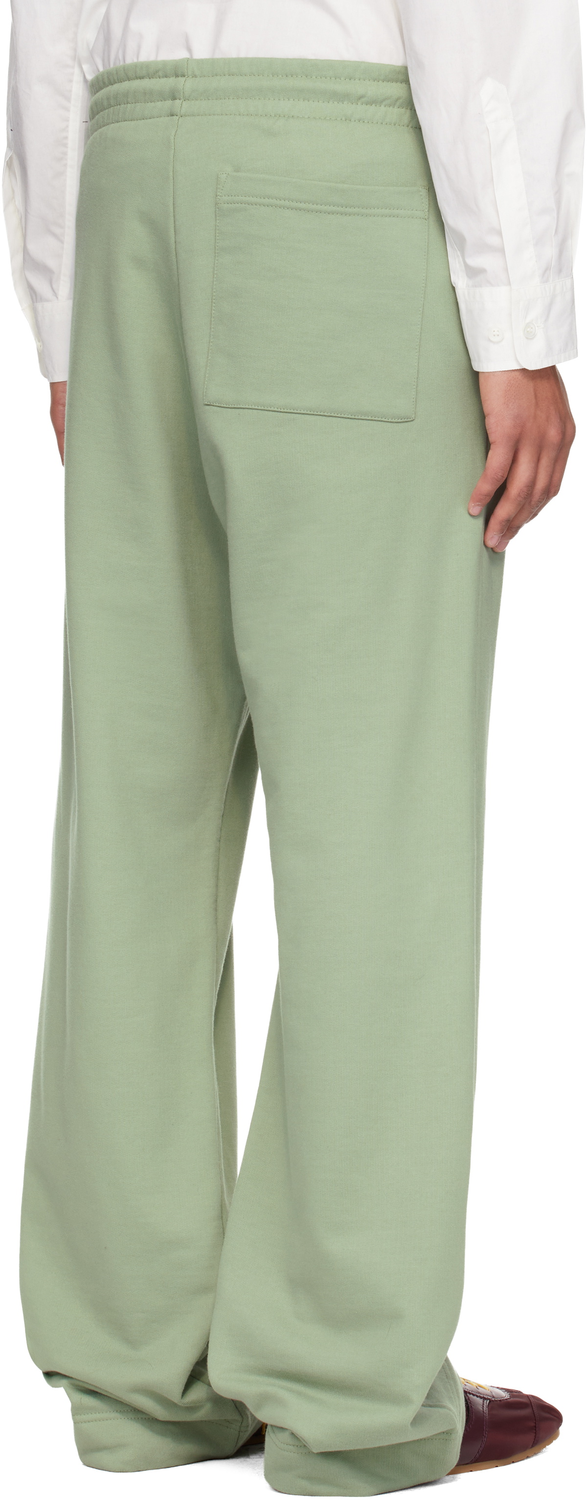 Dries Van Noten Green Drawstring Sweatpants Dries Van Noten