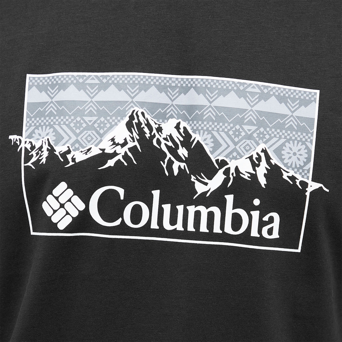 Columbia Men's CSC™ Seasonal Logo T-Shirt in Black/Checkered Range ...