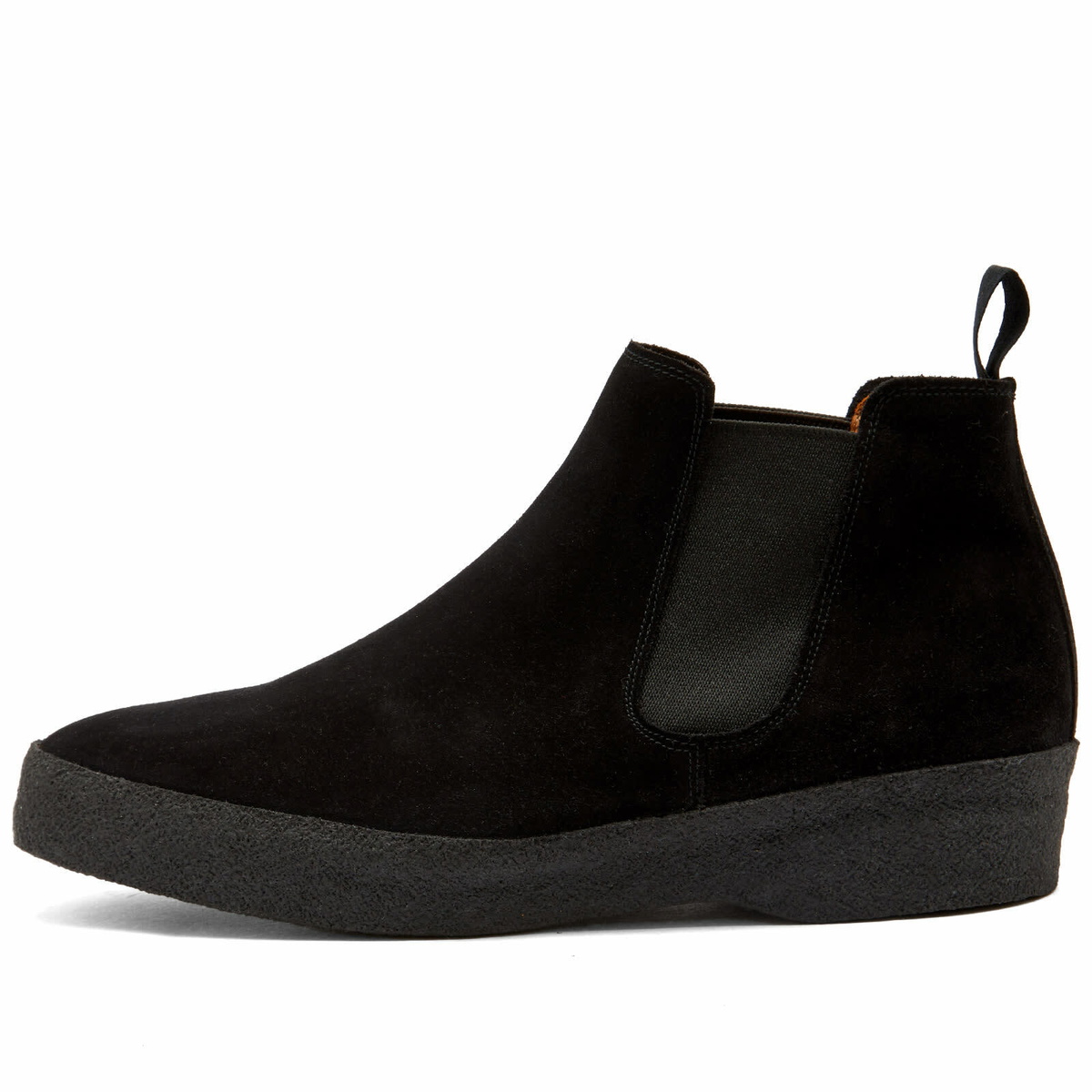 Sanders Men's Adam Chelsea Boot in Black Suede Sanders