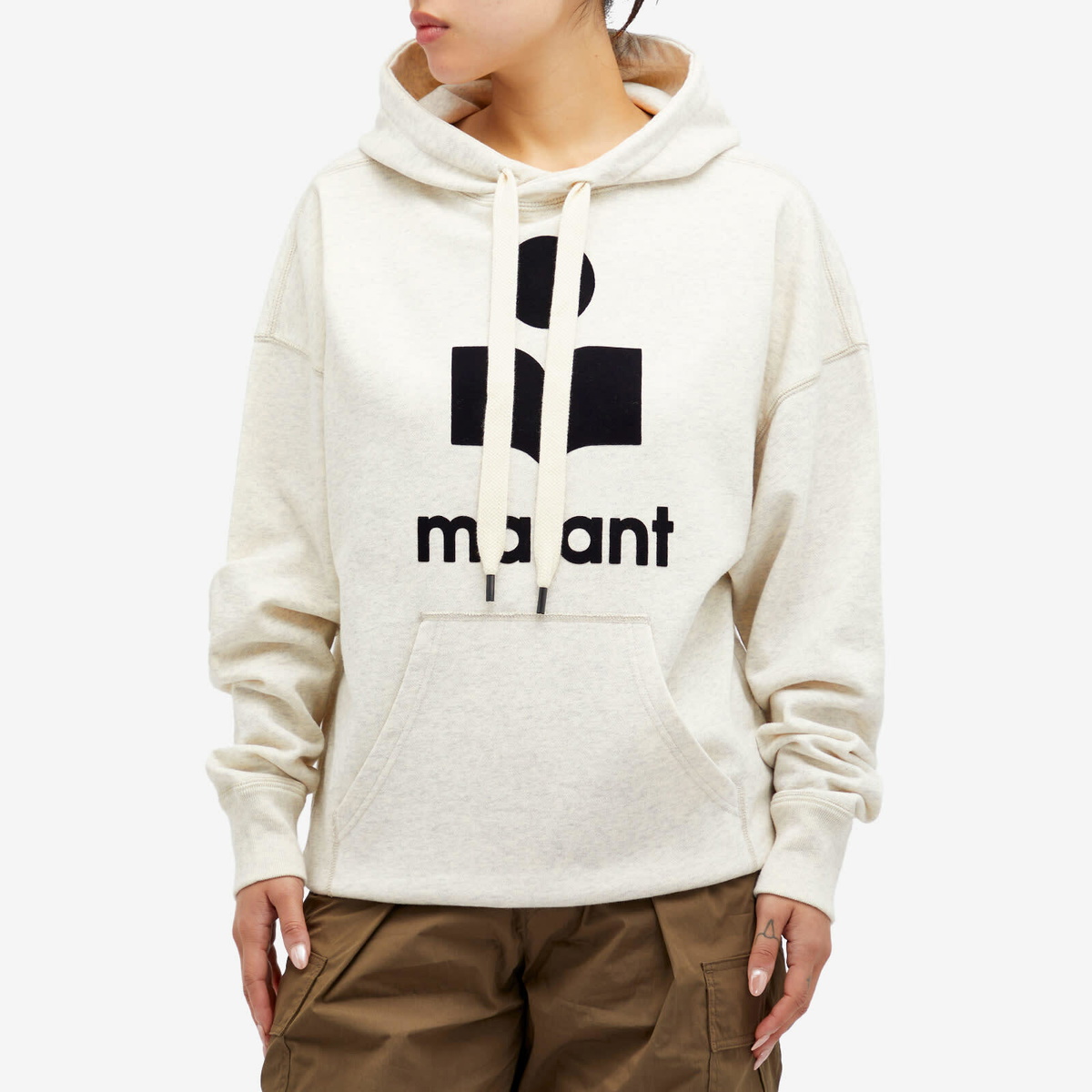 Isabel Marant Étoile Women's Mansel Hoodie in Ecru Isabel Marant Etoile