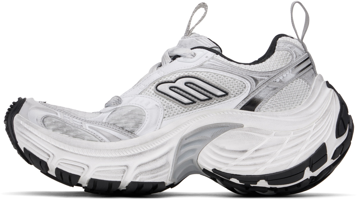 Balenciaga White & Gray 10XL Sneakers Balenciaga
