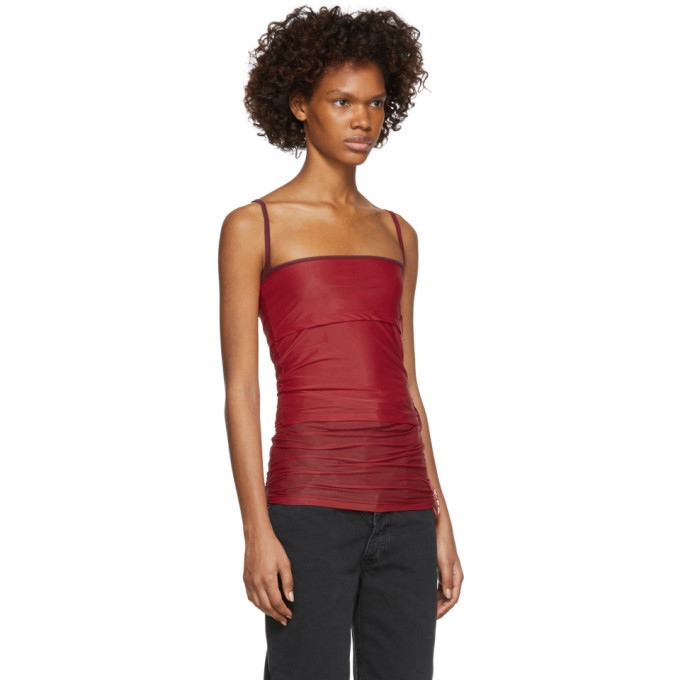 Y/Project Red Layered Tank Top Y/Project