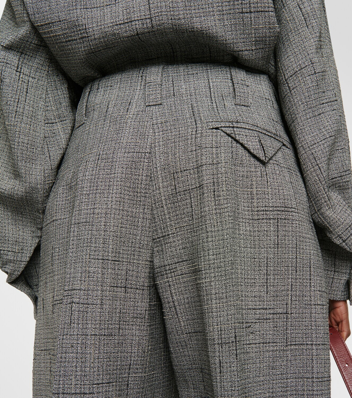 Bottega Veneta High-rise tapered wide-leg pants Bottega Veneta