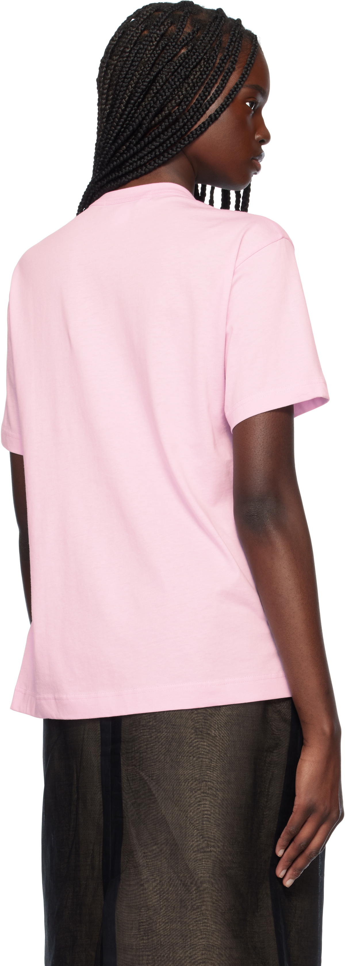 Comme des Garçons Shirt Pink Open Loop T-shirt Comme des Garcons SHIRT